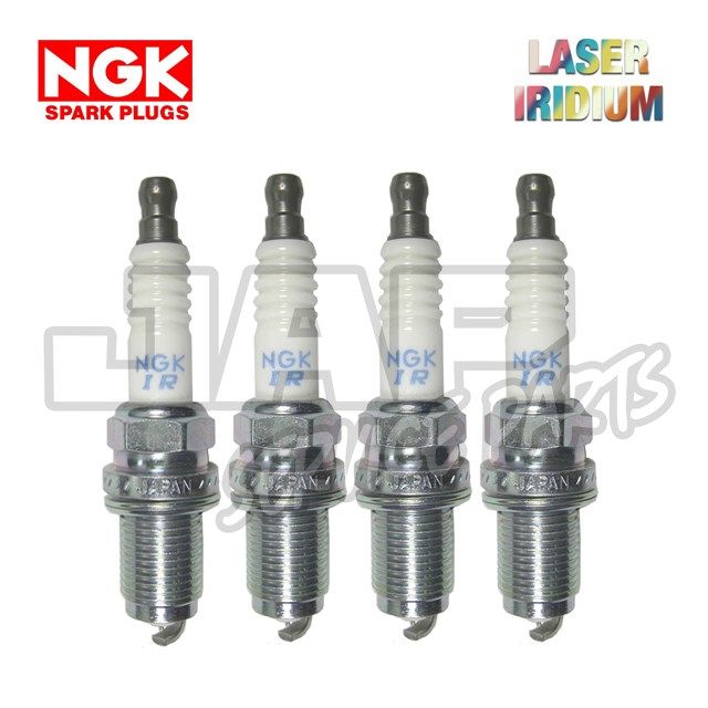 NGK Laser Iridium Spark Plugs IFR7G-11KS Set of 4 Plugs - Jap Service Parts