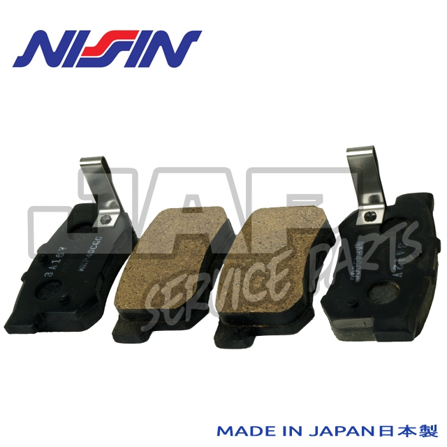 NISSIN OEM BRAKE PADS REAR HONDA CIVIC VTI SIR EG6 EK4 - Jap Service Parts