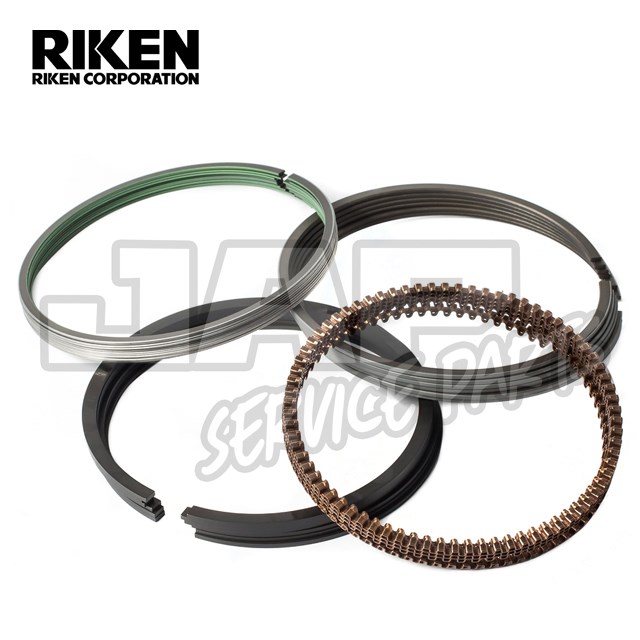 RIKEN JAPAN PISTON RING SET x4 | Honda Civic Type R EP3 K20A2 Integra ...