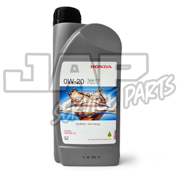 Genuine Honda 0W20 Type 2.0 Oil 1 Litre - Jap Service Parts